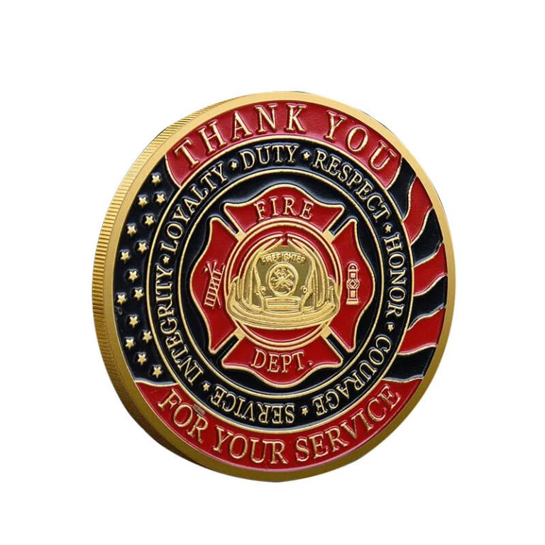 Lifesaver Commemorative Firefighter Coins | MatchSourcing: A Result ...