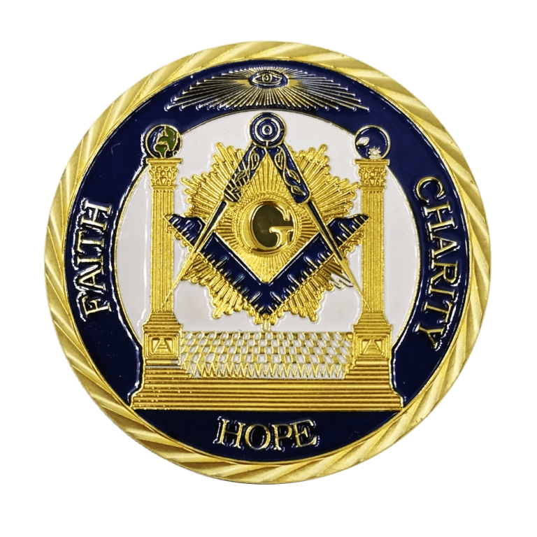 Masonic Challenge Coins | Free Shipping to USA